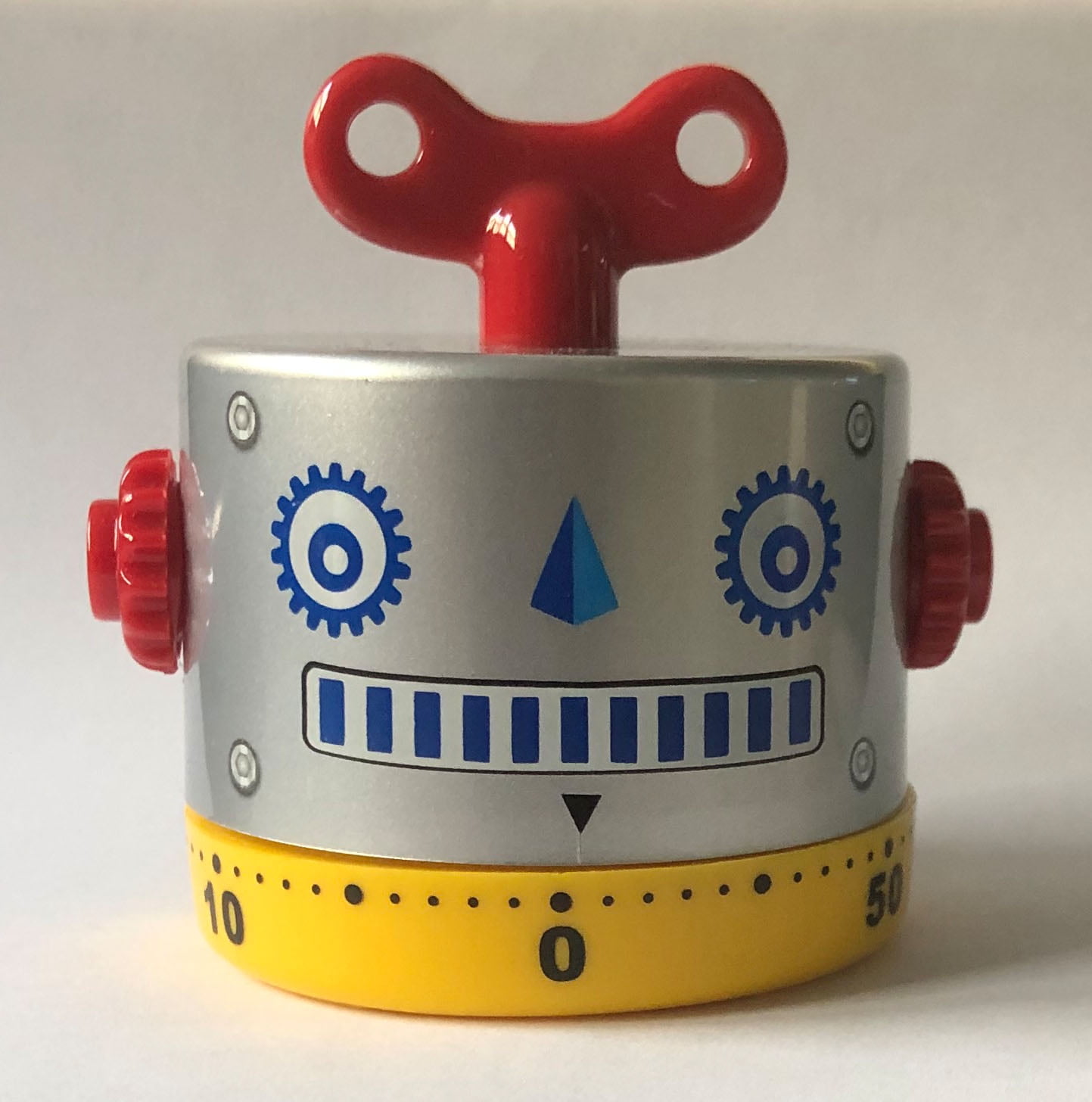 Robot Timer Retro Silver - Walmart.com