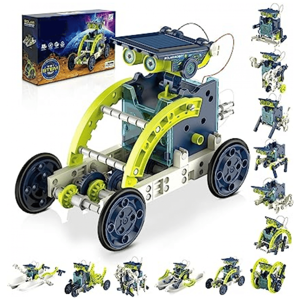 Robot Toy, Boys Toys Age 8 9 10 11 12 13, Solar Robot Kit 12 in 1, DIY ...