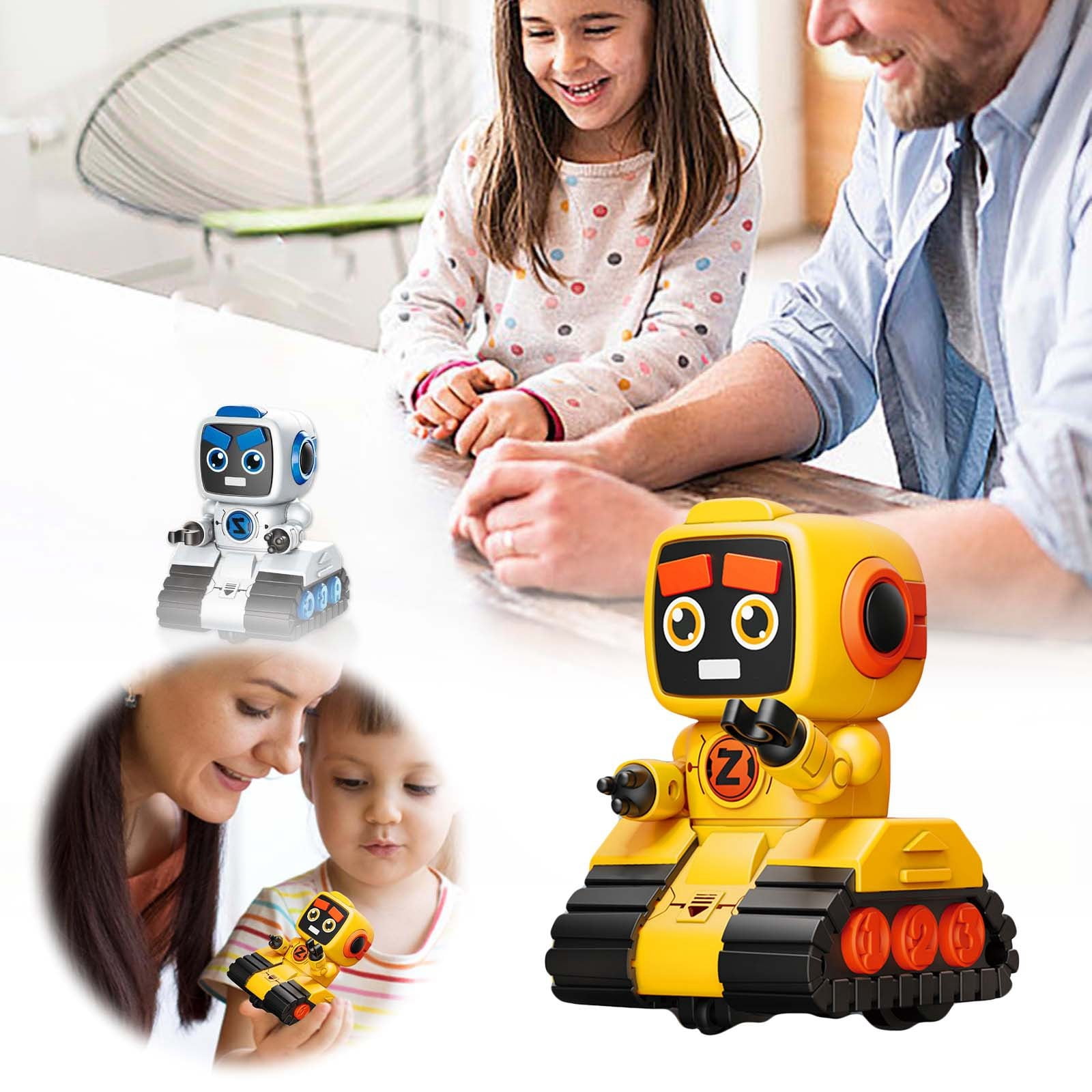Robot Toy Car Inertial Backforce Mini Vehicle Cartoon Design For Boys ...