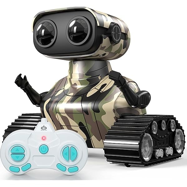 Robot Toys for Boys, Rechargeable Robots for Kids, 2.4GHz RC Remote ...