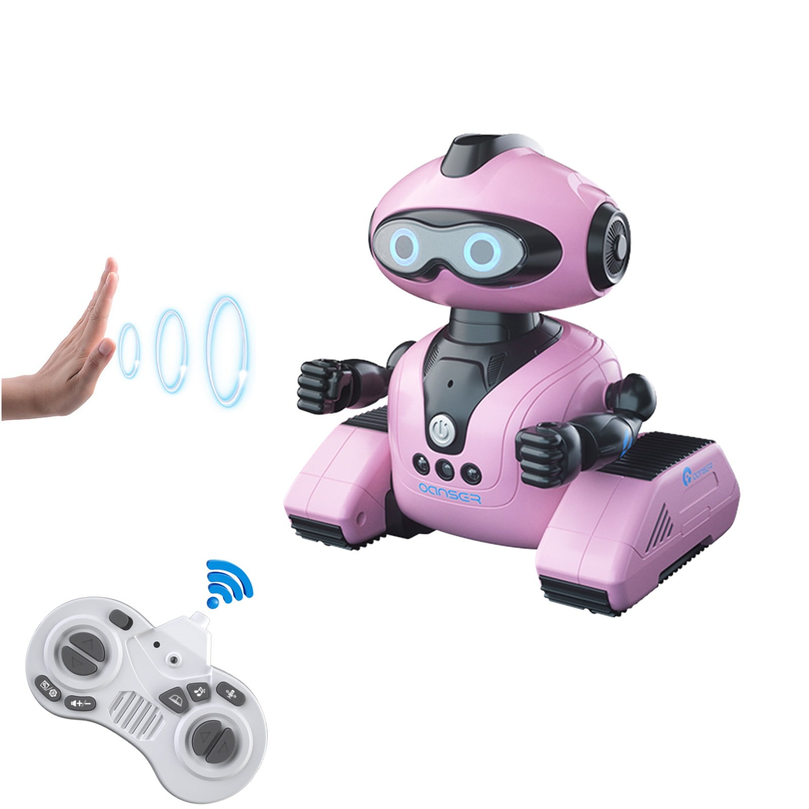 Robot Toys for Kids, Rechargeable Remote Control Robot Toys with Walkie Talkies, Programming ...