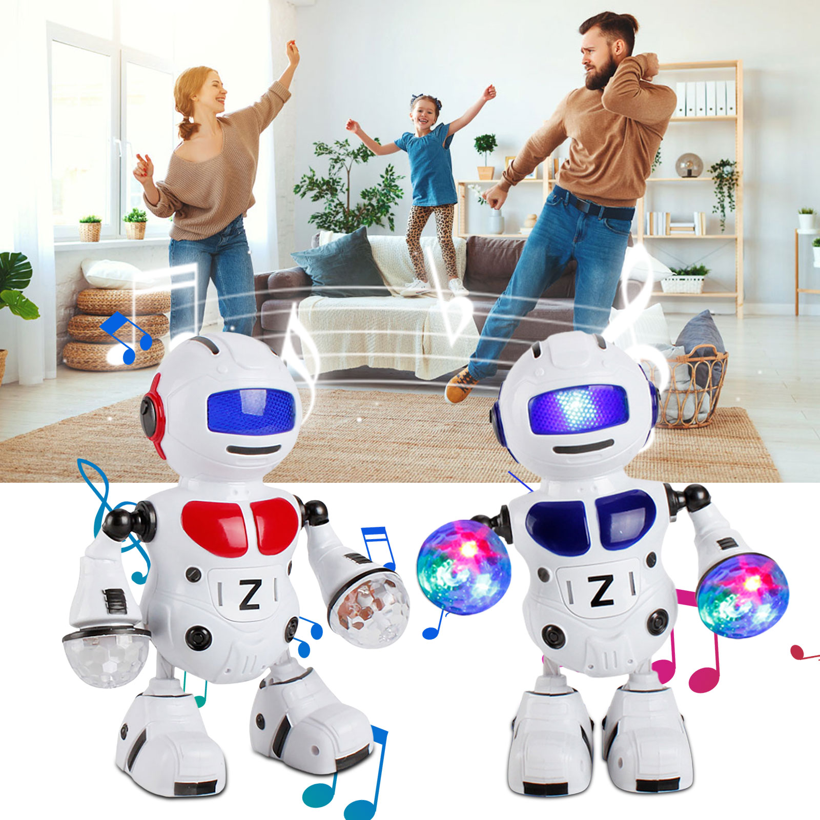 Robot Toys Robots For Kids Large Programmable Interactive RC Robot With ...