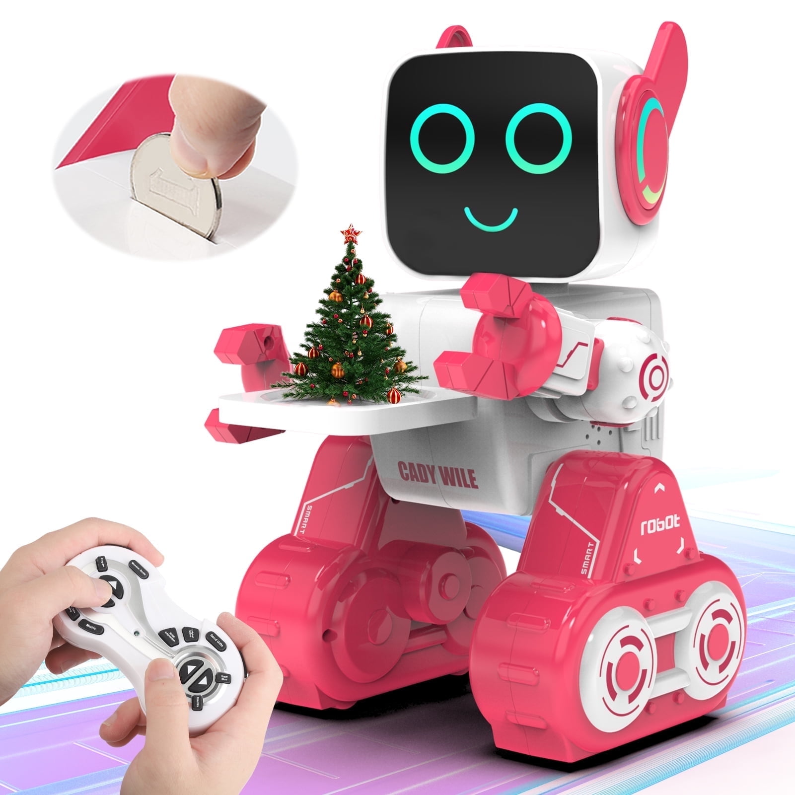 Robot Toys for Kids,Interactive Robot Toy with Coin Bank - Programmable ...