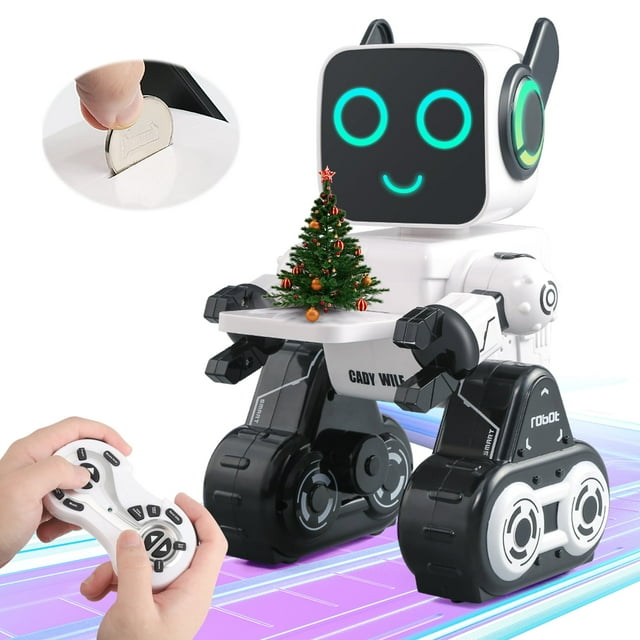 Robot Toys for Kids,Interactive Robot Toy with Coin Bank - Programmable ...