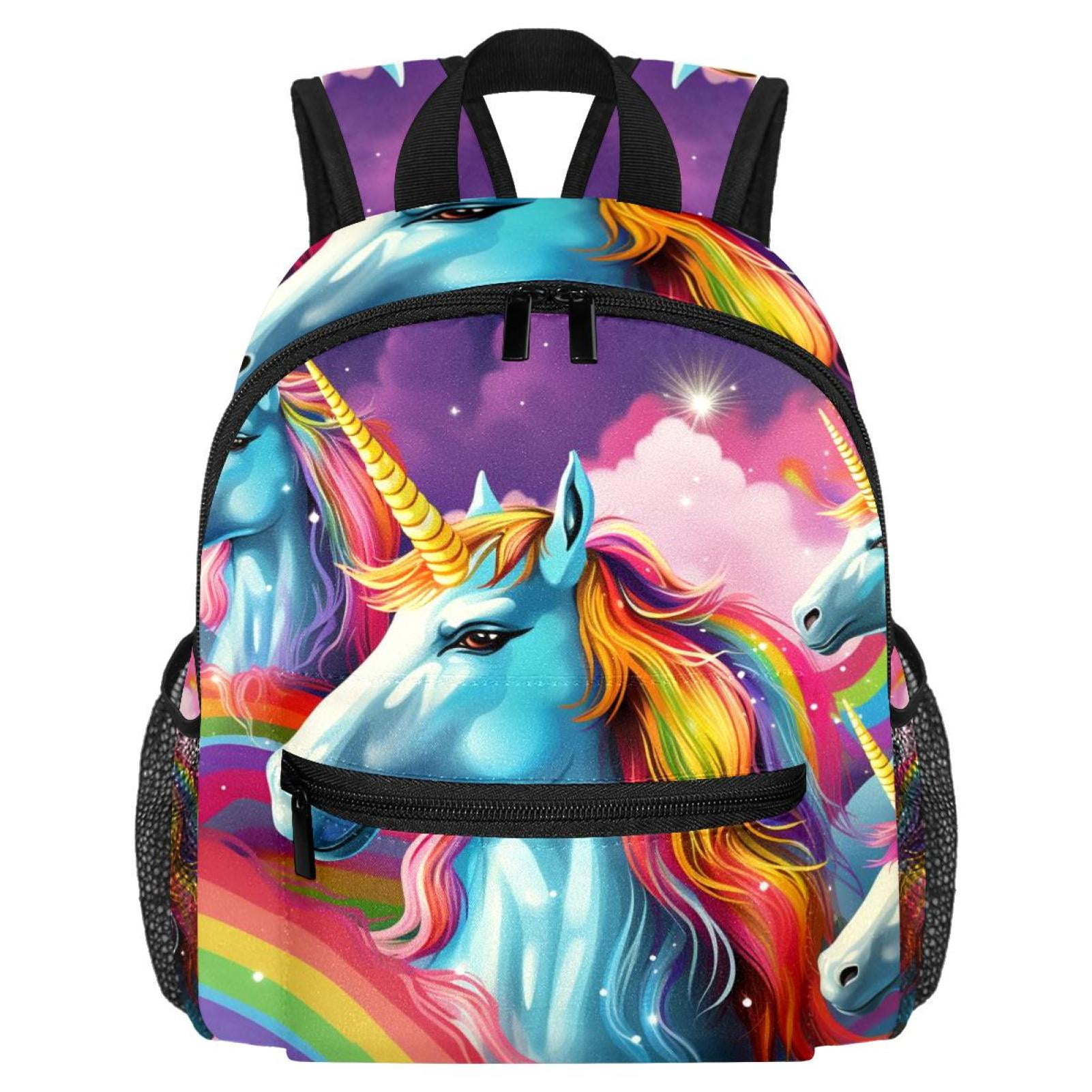 Robot Unicorn Attack Adjustable Shoulder Strap Backpack - Large ...