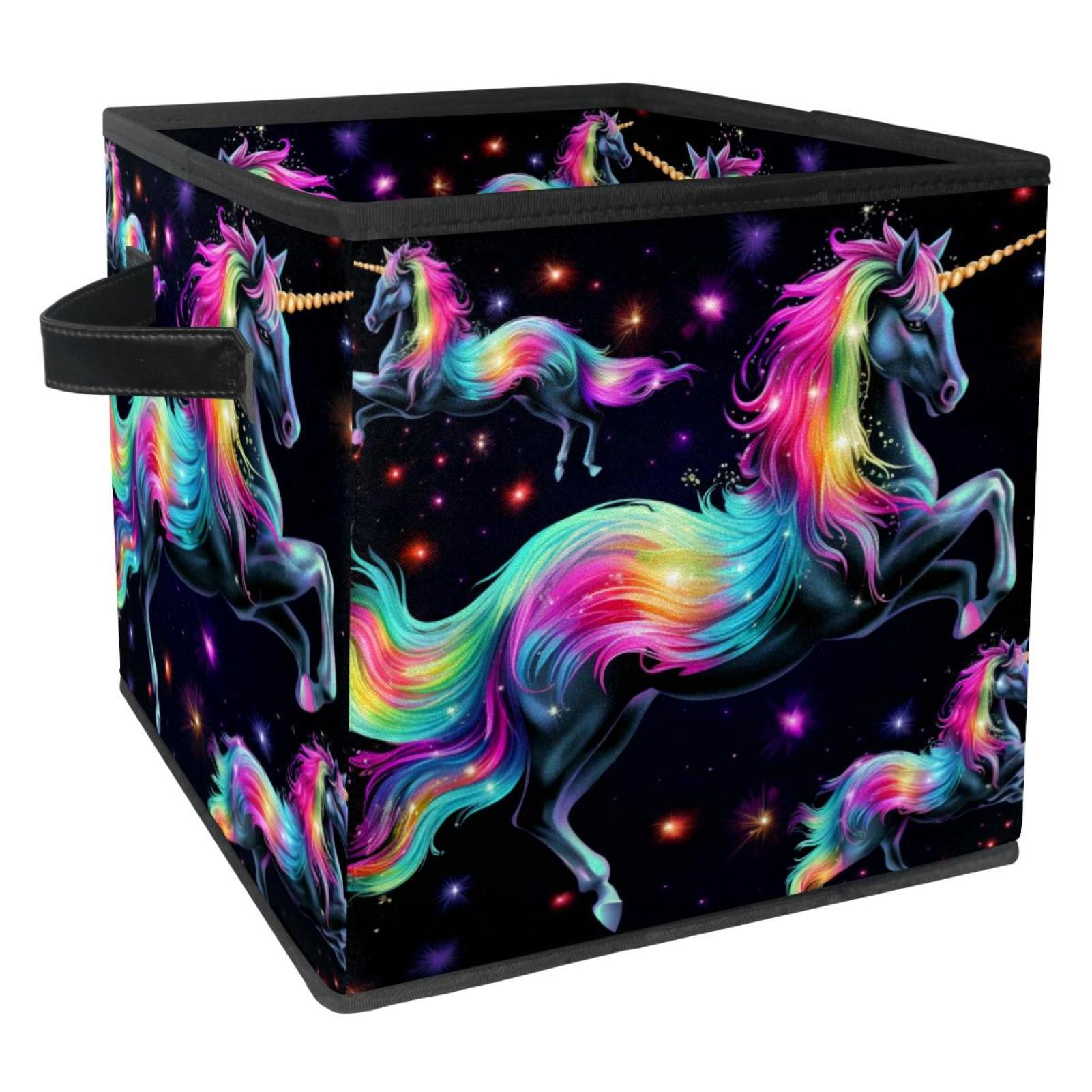 Robot Unicorn Attack Foldable Clothes Storage Organizer Bins with ...