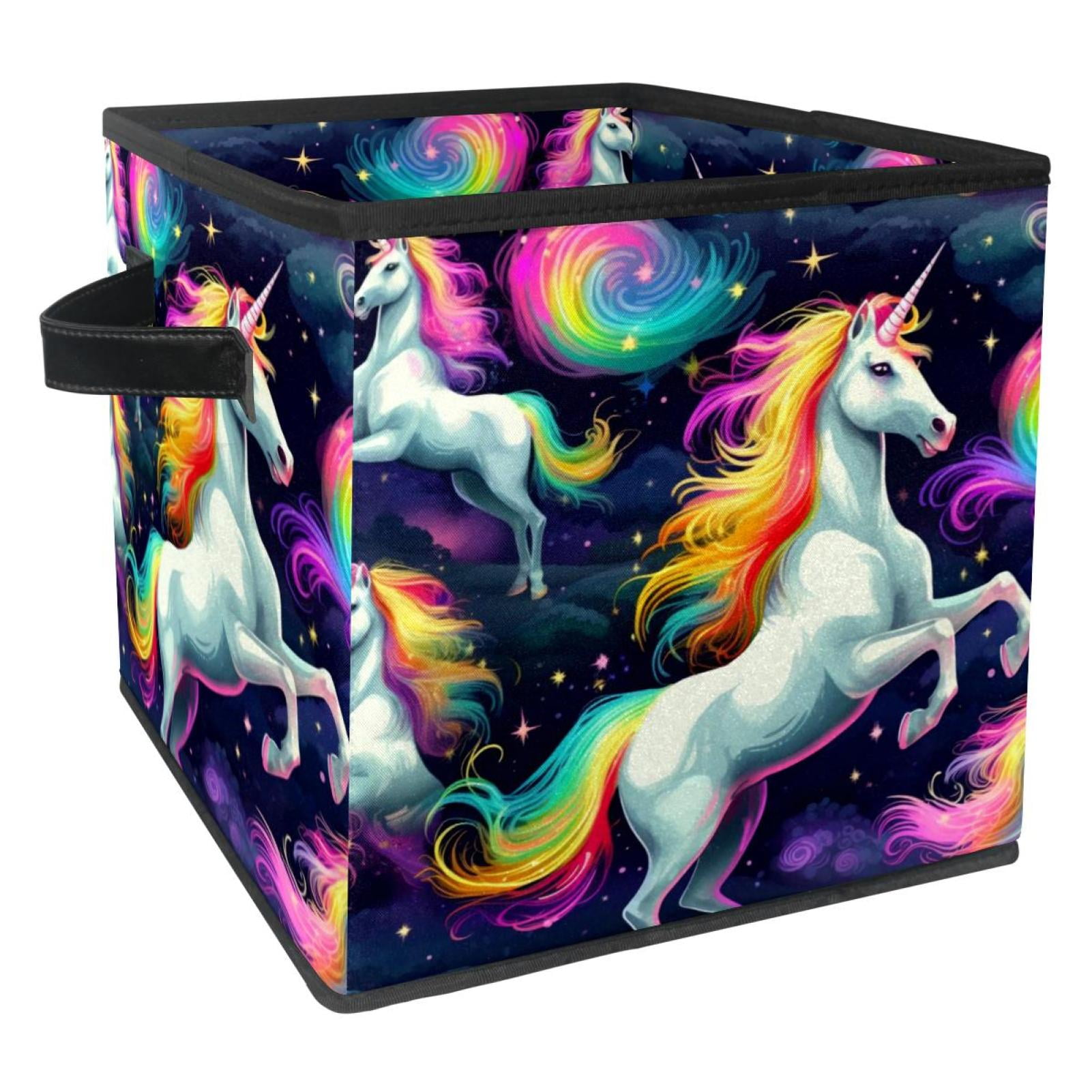 Robot Unicorn Attack Foldable Storage Basket Toy Box Storage Bin with ...