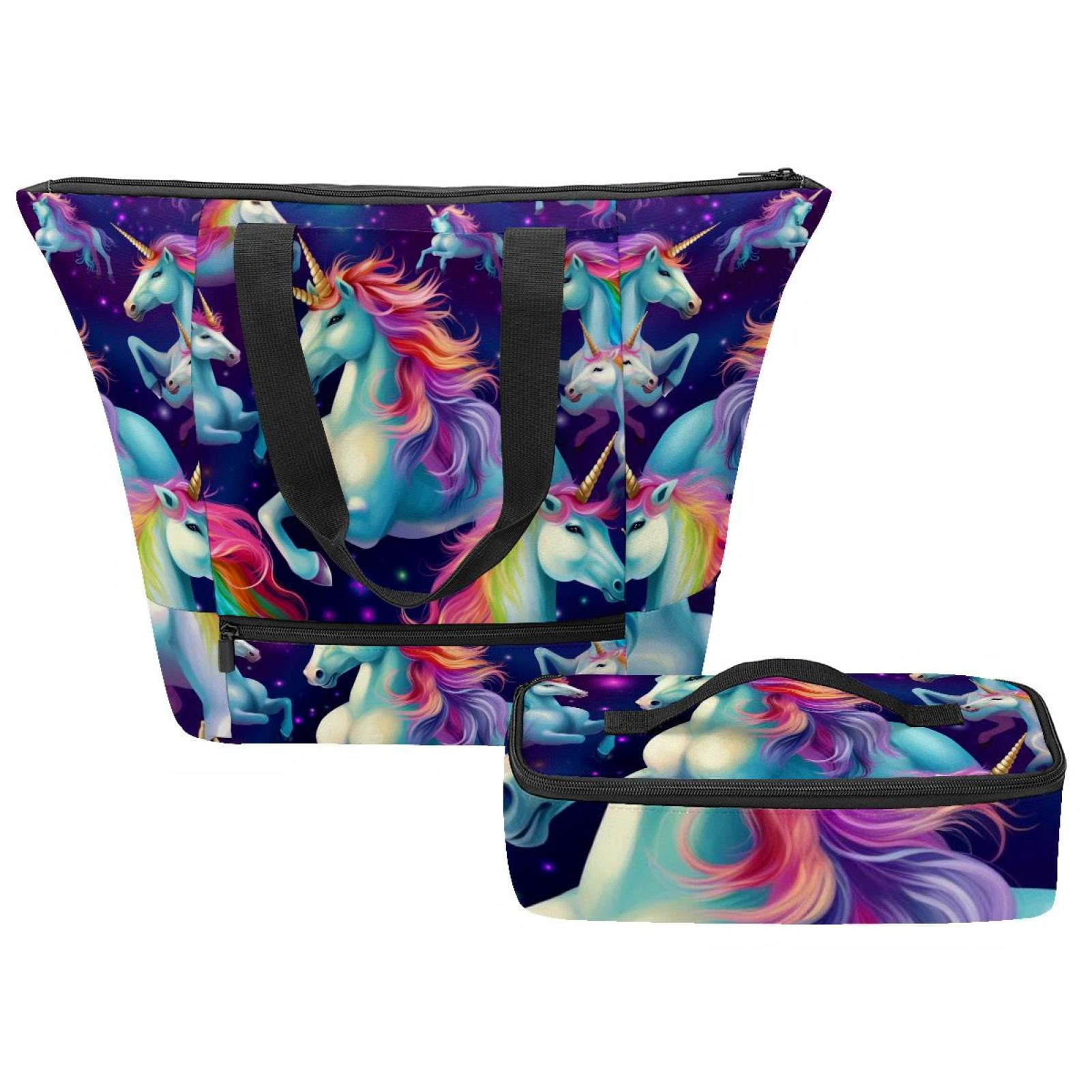 Robot Unicorn Attack Water Repellent Women's Handbag with Aluminum Film ...