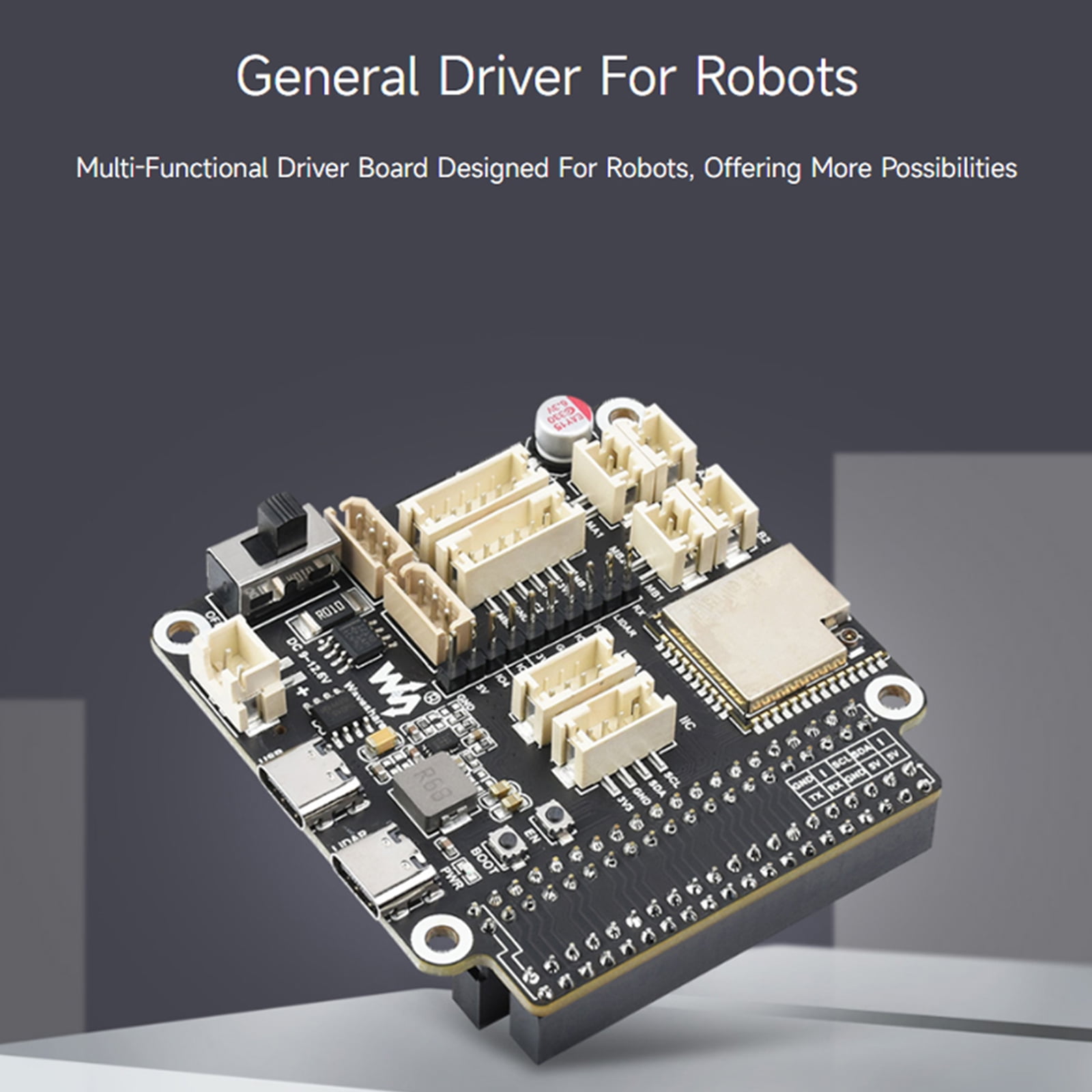 Robot Universal Driver Board ESP32-WROOM-32 Multi-Function Development ...