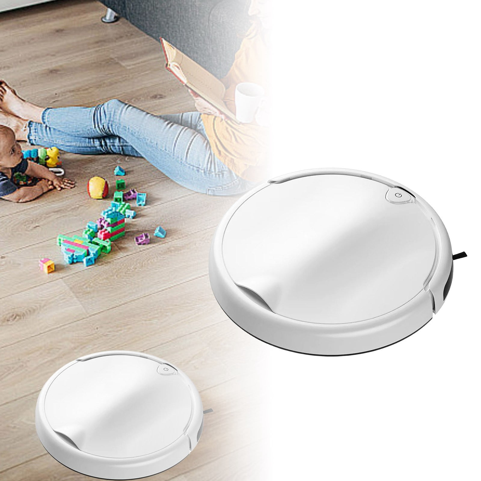 Robot Vacuum Cleaner with 3000Pa Cyclone Suction, Remote Control ...