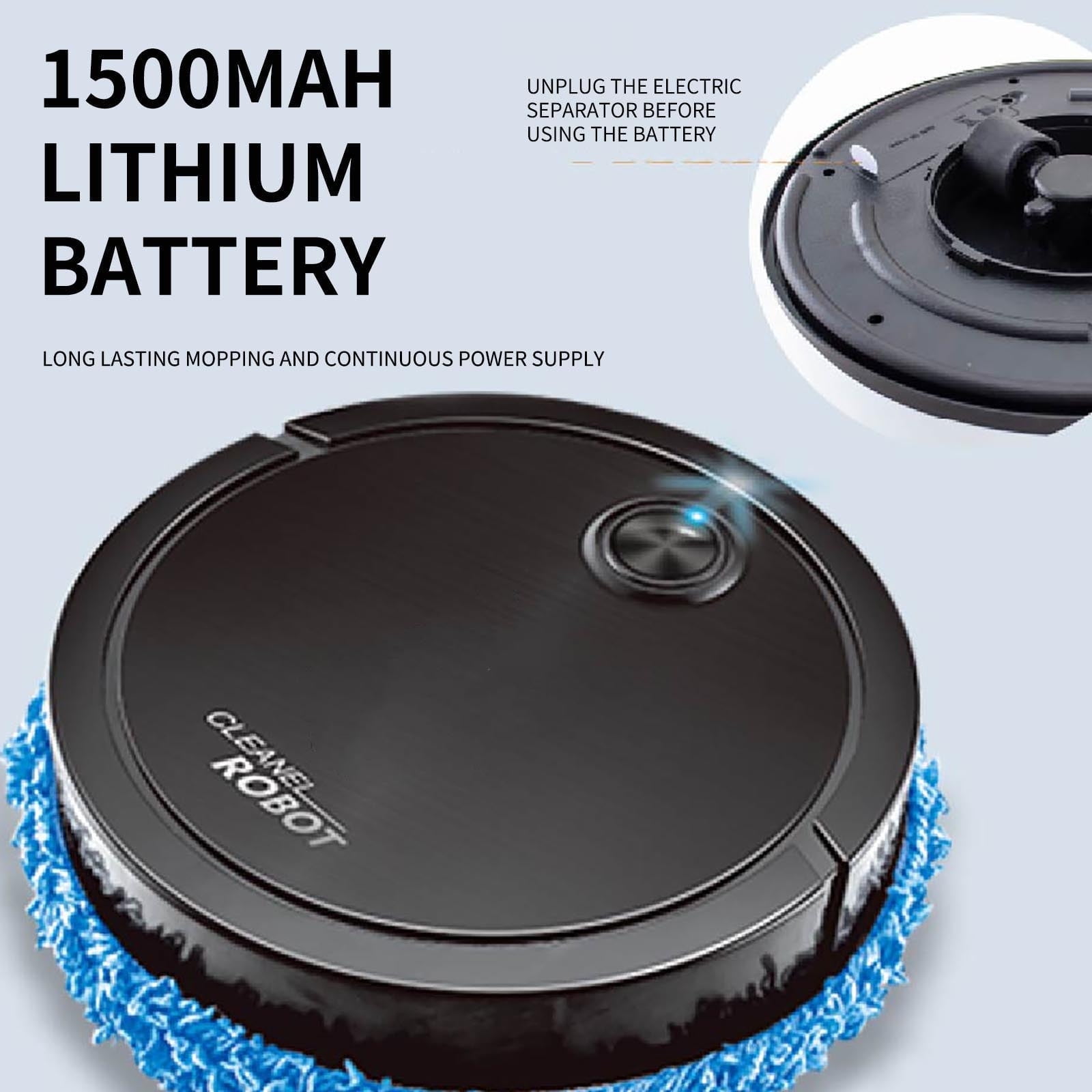 Robot Vacuum Cleaner, Auto Sweep And Mop Machine, 500pa Strong Suction ...