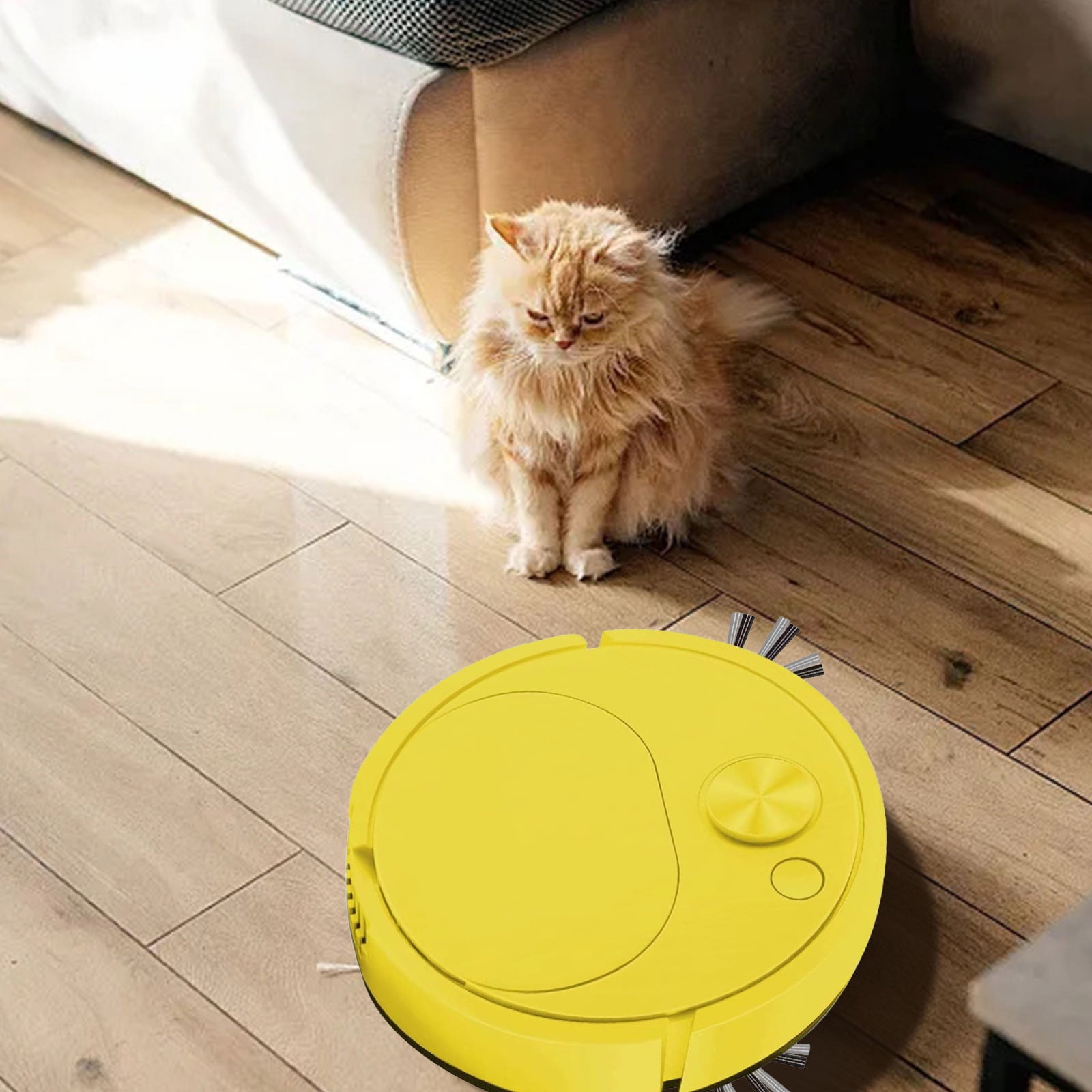 Robot Vacuum Cleaner, One-Touch Start, Slim Design, Rechargeable Robot ...