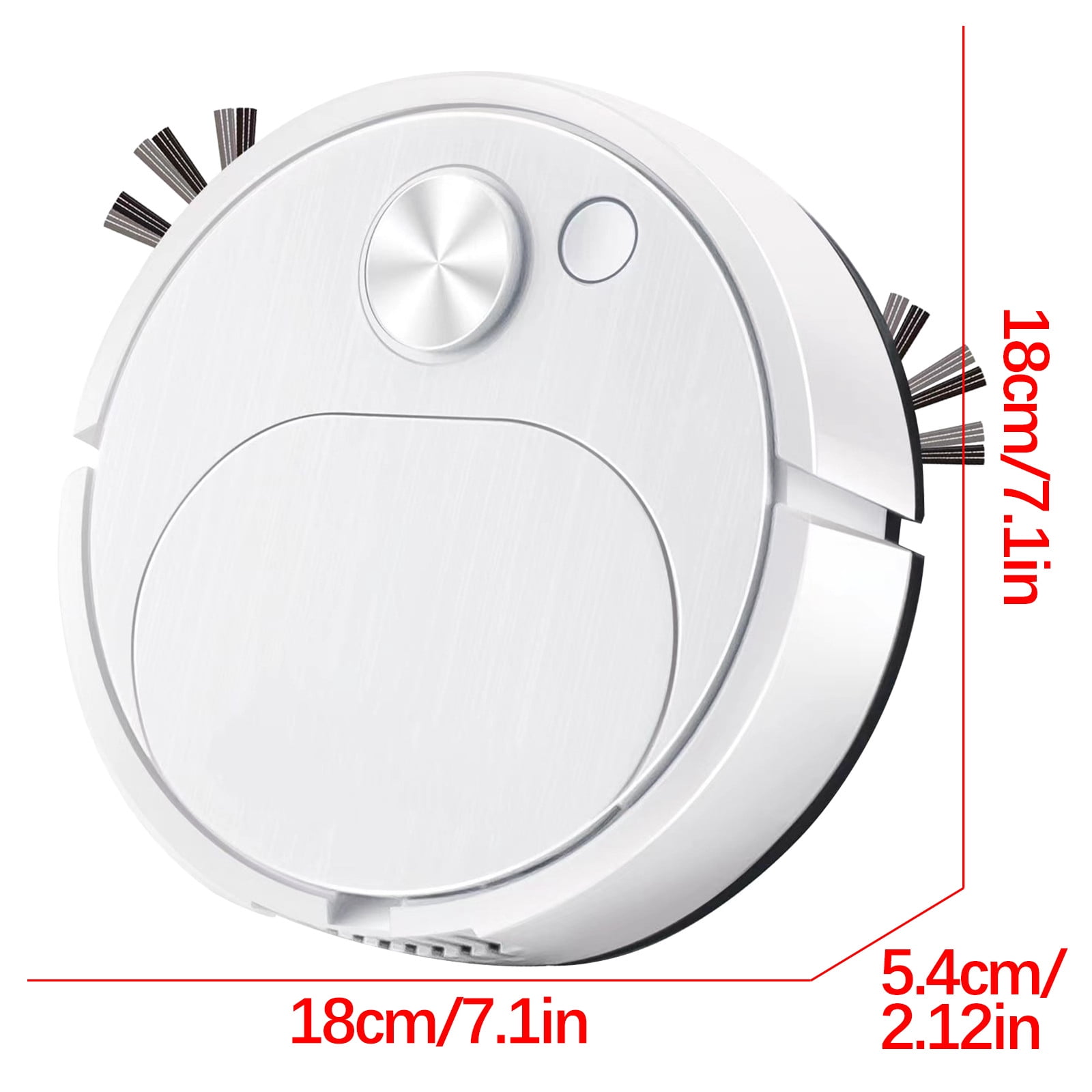 Robot Vacuum Cleaner,Smart Sweeping Robot Sweeping And Mopping 3 In 1 Rechargeable Cleaning ...