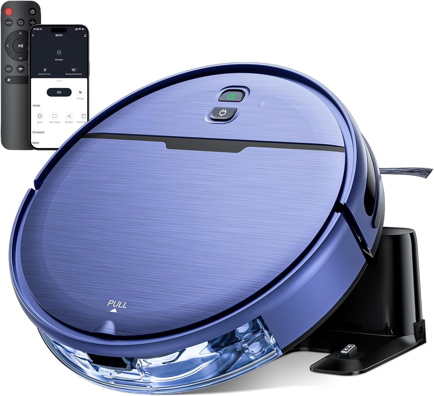 Robot Vacuum and Mop Combo, 2 in 1 Robotic Vacuums Cleaner with WiFi ...