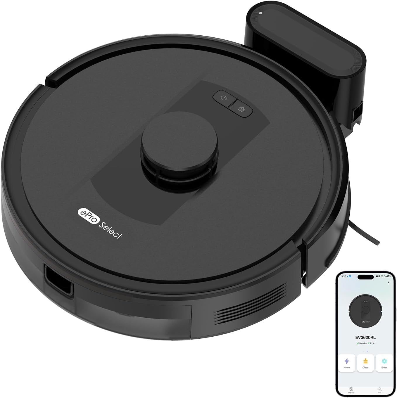Robot Vacuum and Mop Combo, 4000Pa Robotic with Smart Obstacle ...