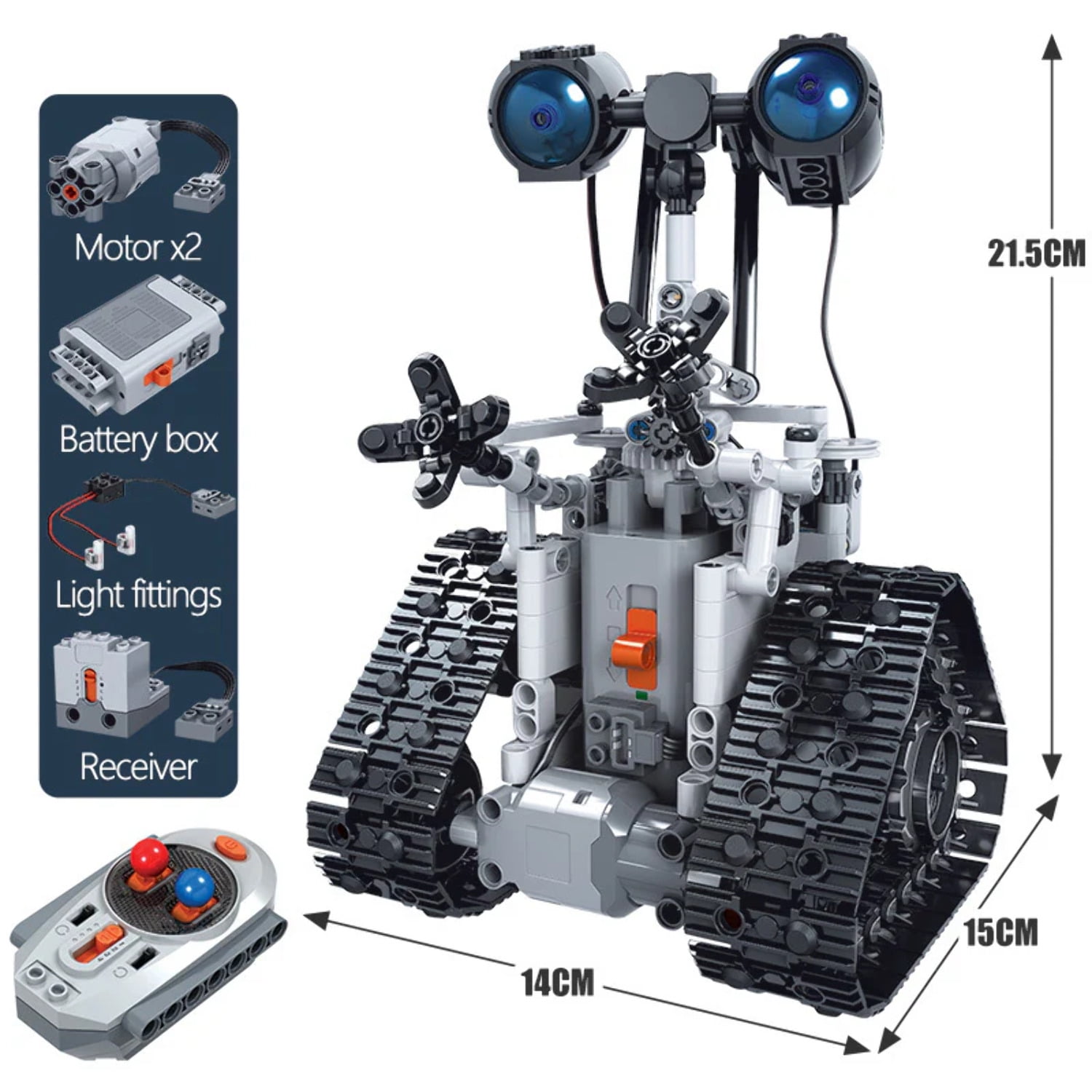 Robot electric block control block boy toy building blocks - Walmart.com