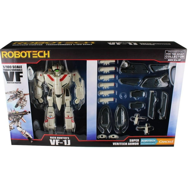 Robotech 1/100 VF-1J Super Veritech Action Figure: Rick Hunter ...