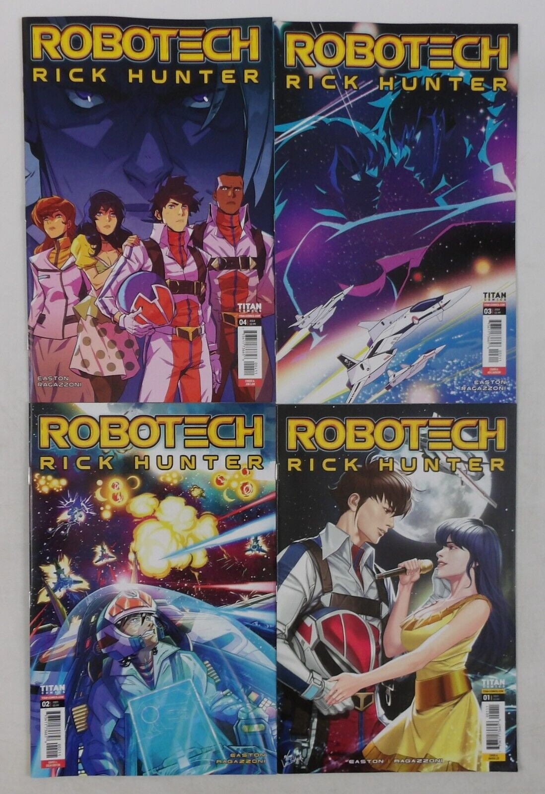 Robotech: Rick Hunter #1-4 VF/NM complete series All A Variants ; Titan - Walmart.com