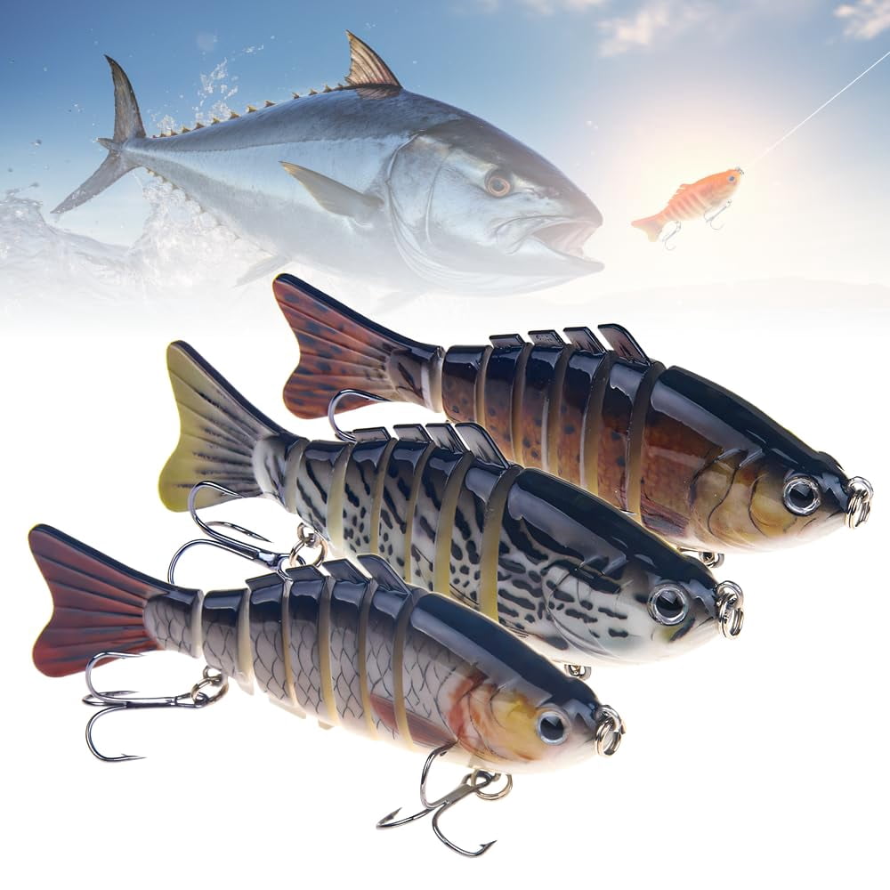 Robotic Fishing Lure, 2025 New 3D Swimming Bait for Freshwater and ...
