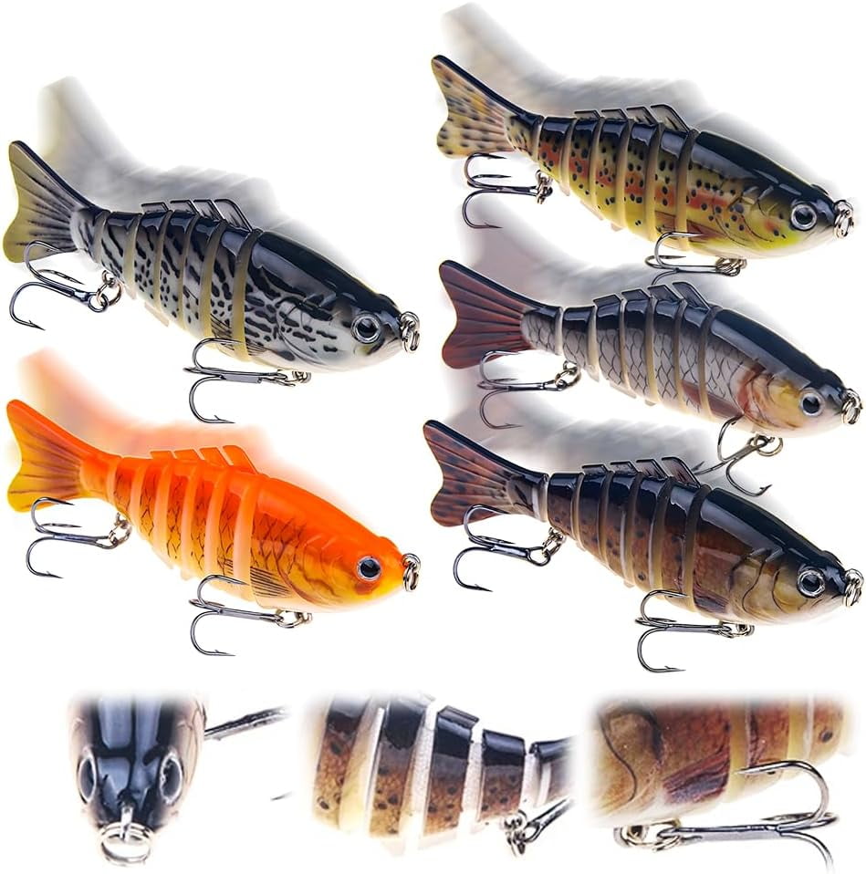 Robotic Fishing Lure, 2025 New Bionic Swimming Bait, Fishing Lures for ...