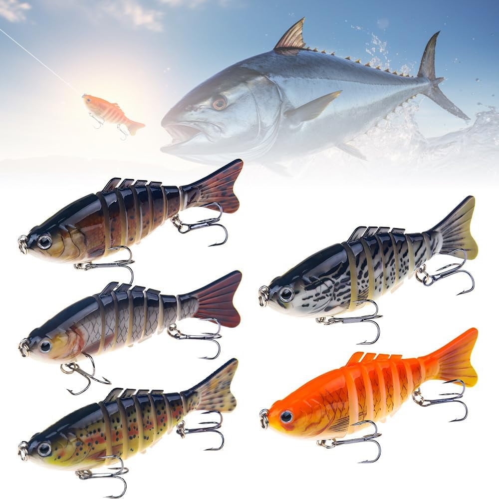 Robotic Fishing Lure, 2025 Upgrade 3D Swimming Bait for Freshwater ...