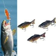 TRUSCEND Pre-rigged Fishing Jig Lures for Freshwater and Saltwater ...