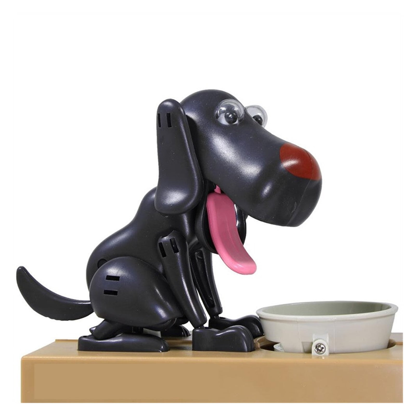 Robotic Hungry Eating Dog Coin Bank Automatic Stole Coin Money Bank ...