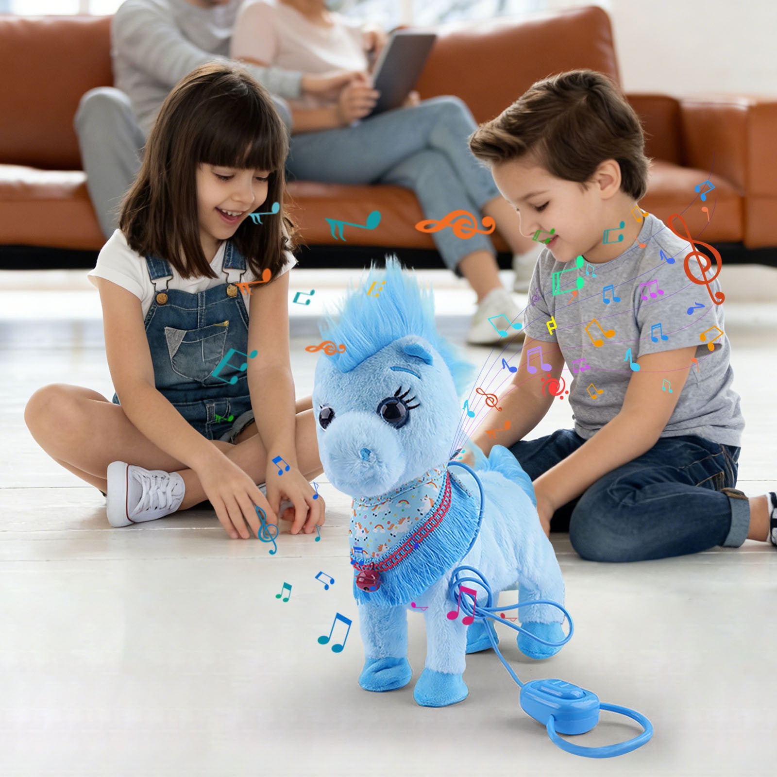 Robotic Pony Toy, Interactive Pony Doll, Walking Toy Pony, Animated ...