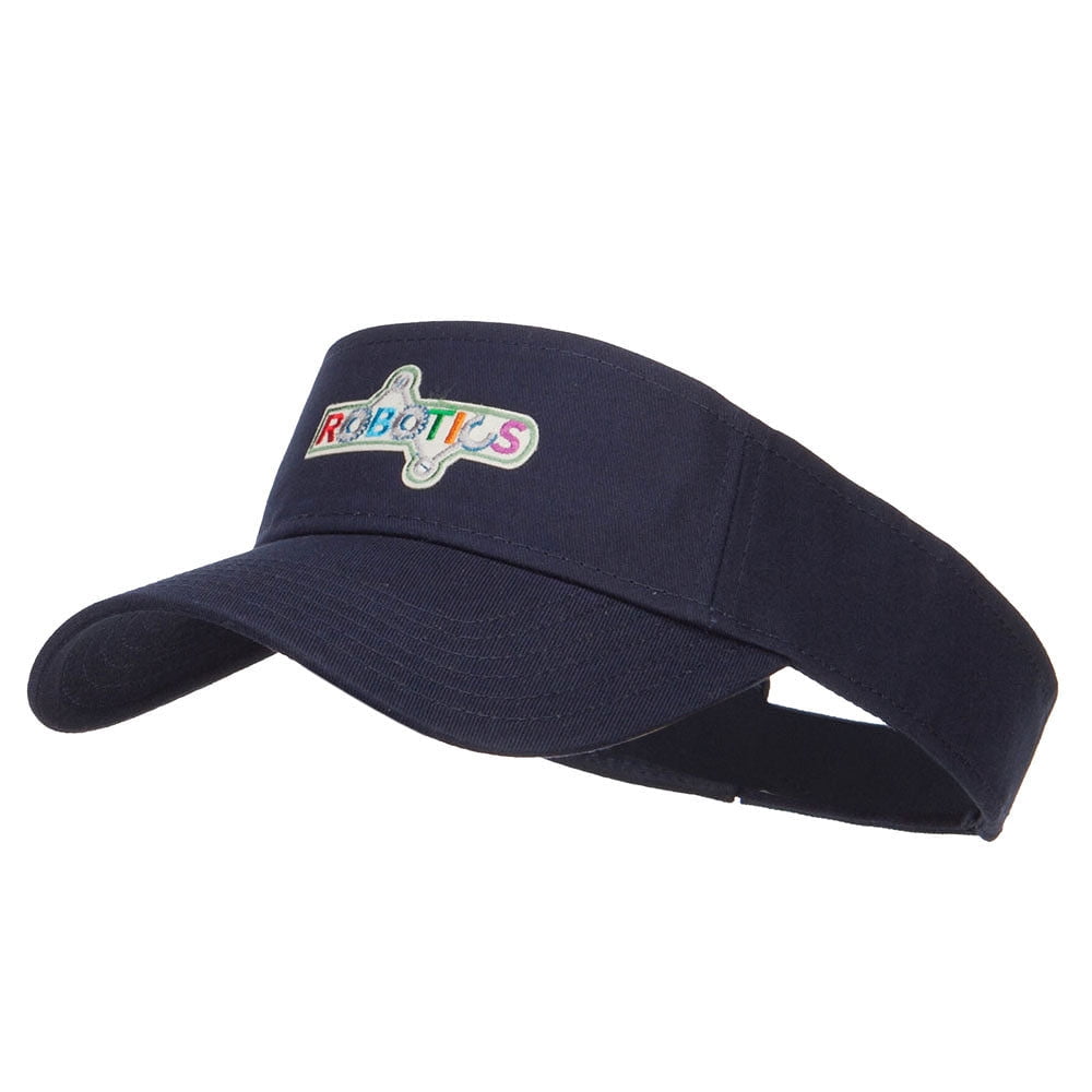 Robotic Science Stem Patched Sun Visor - Navy OSFM - Walmart.com