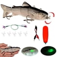 Robotic Swimming Fishing Lure, 5.13" Electric Multi-Joint Bait with ...