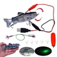 Robotic Swimming Fishing Lure, 5.14" Electric Multi-Joint Bait with ...