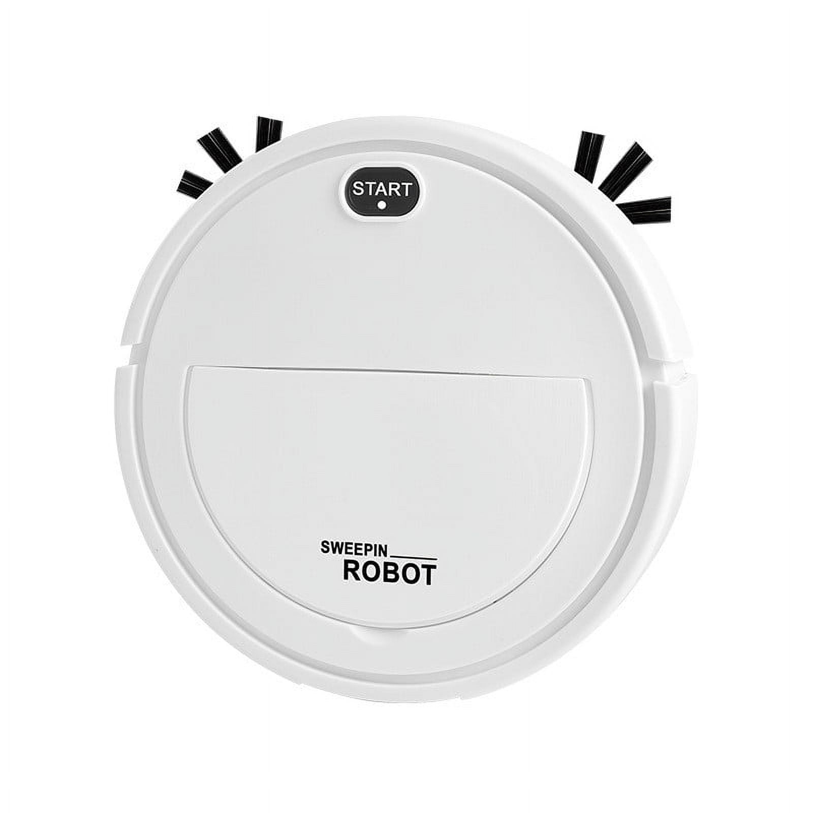 Robotic Vacuum Cleaner White 3 In 1 Sweeping Mopping Suction Machine ...