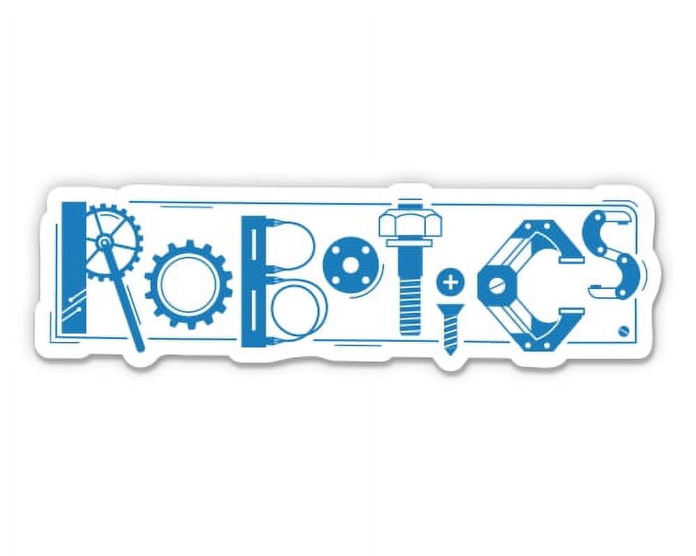 Robotics - 12" Vinyl Sticker Waterproof Decal - Walmart.com