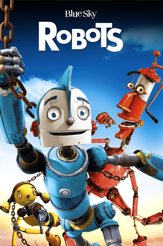 Robots 2005 Movie Poster 24x36 Animated Comedy Adventure Futuristic ...