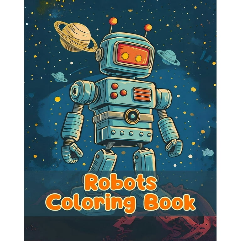 coloring pages for kids robots
