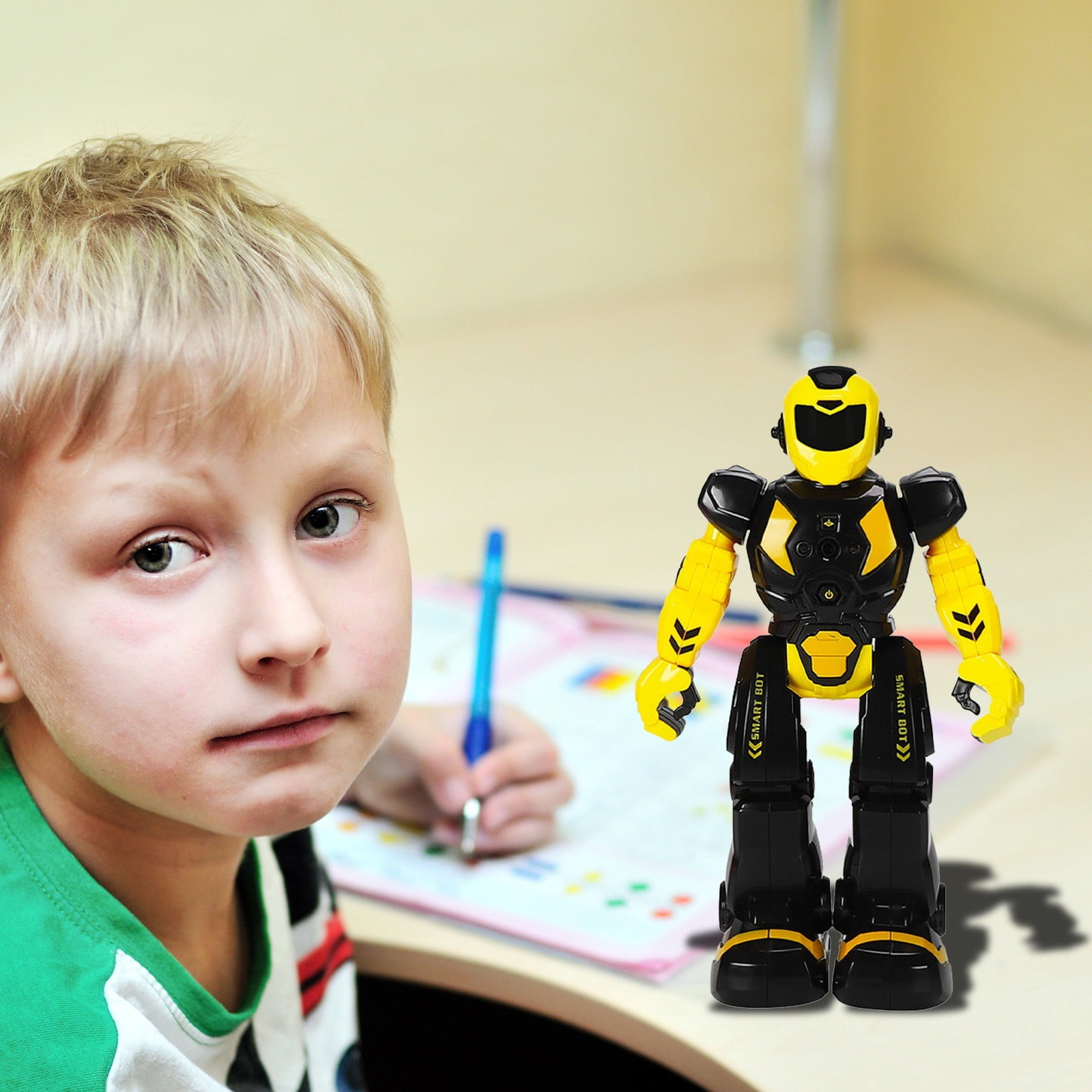 Robots Toy For Kids RC Gesture Sensing Toy Interactive Walking Singing ...