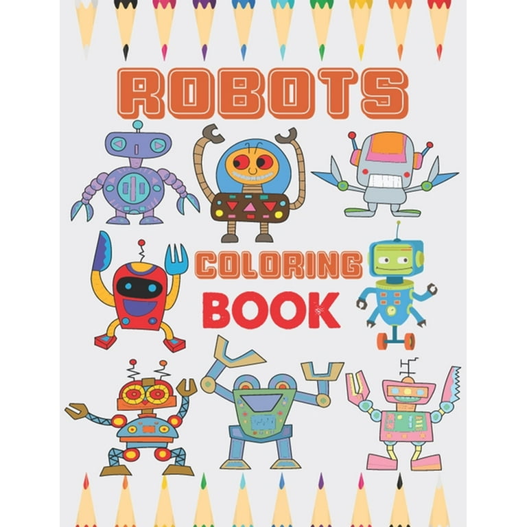 Girl Robot Coloring Page