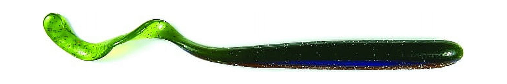 Roboworm Curly Tail Worm, 4 .5" Aaron's Magic Red & Black Flake, 10 ...