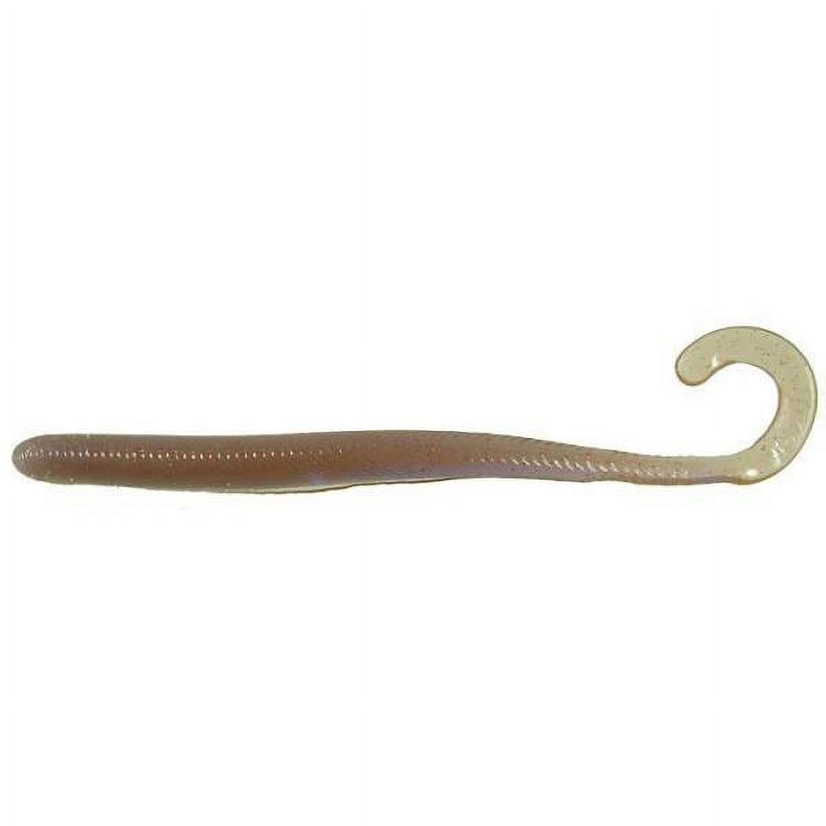 Roboworm Curly Tail Worm Bait Oxblood Light/Red Flake, 5 1/2-Inch ...