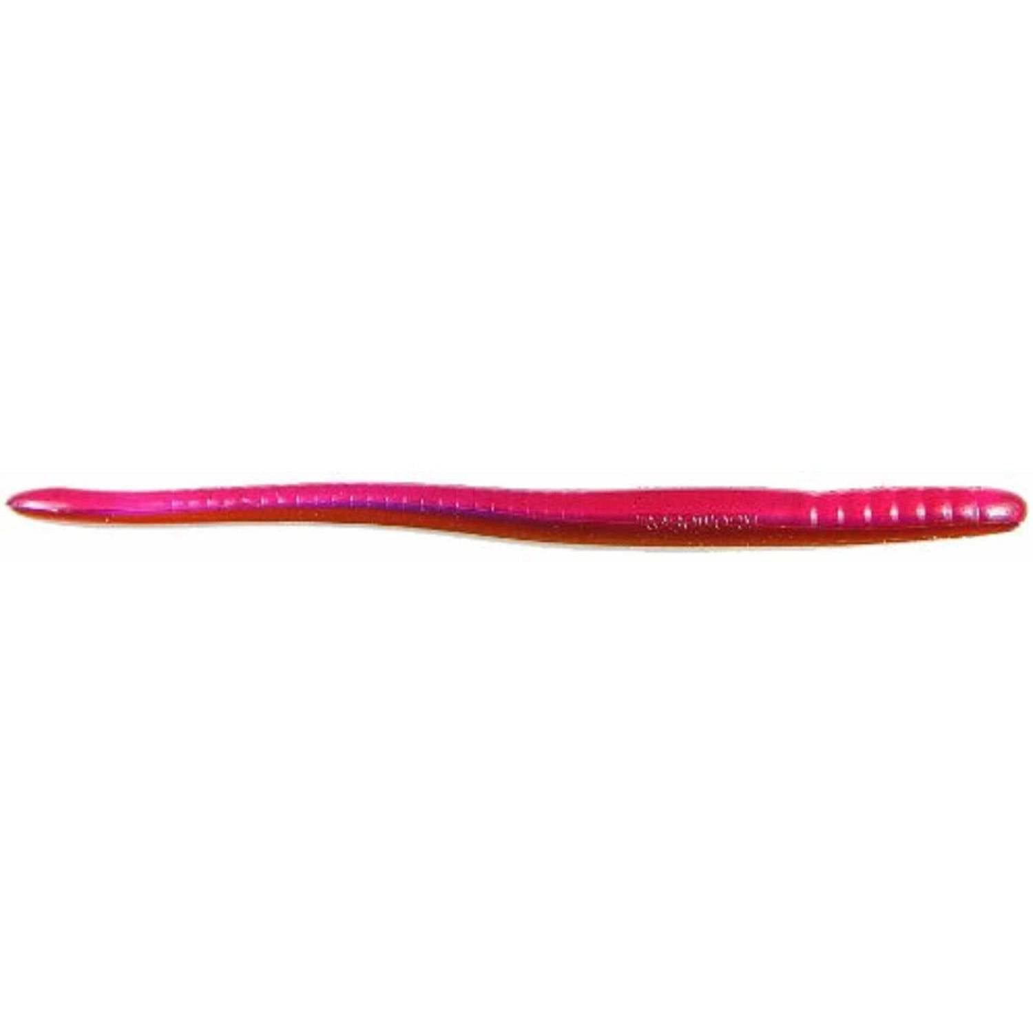 Roboworm Straight Fat 6'' Red Crawler 8pk - Walmart.com