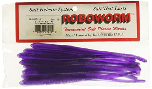 Roboworm Straight Tail 6'' Folkstad Special - Walmart.com