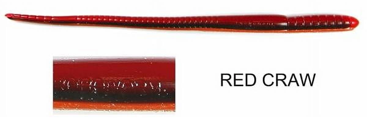 Roboworm Straight Tail Worm Bait Red Craw, 7-Inch - Walmart.com