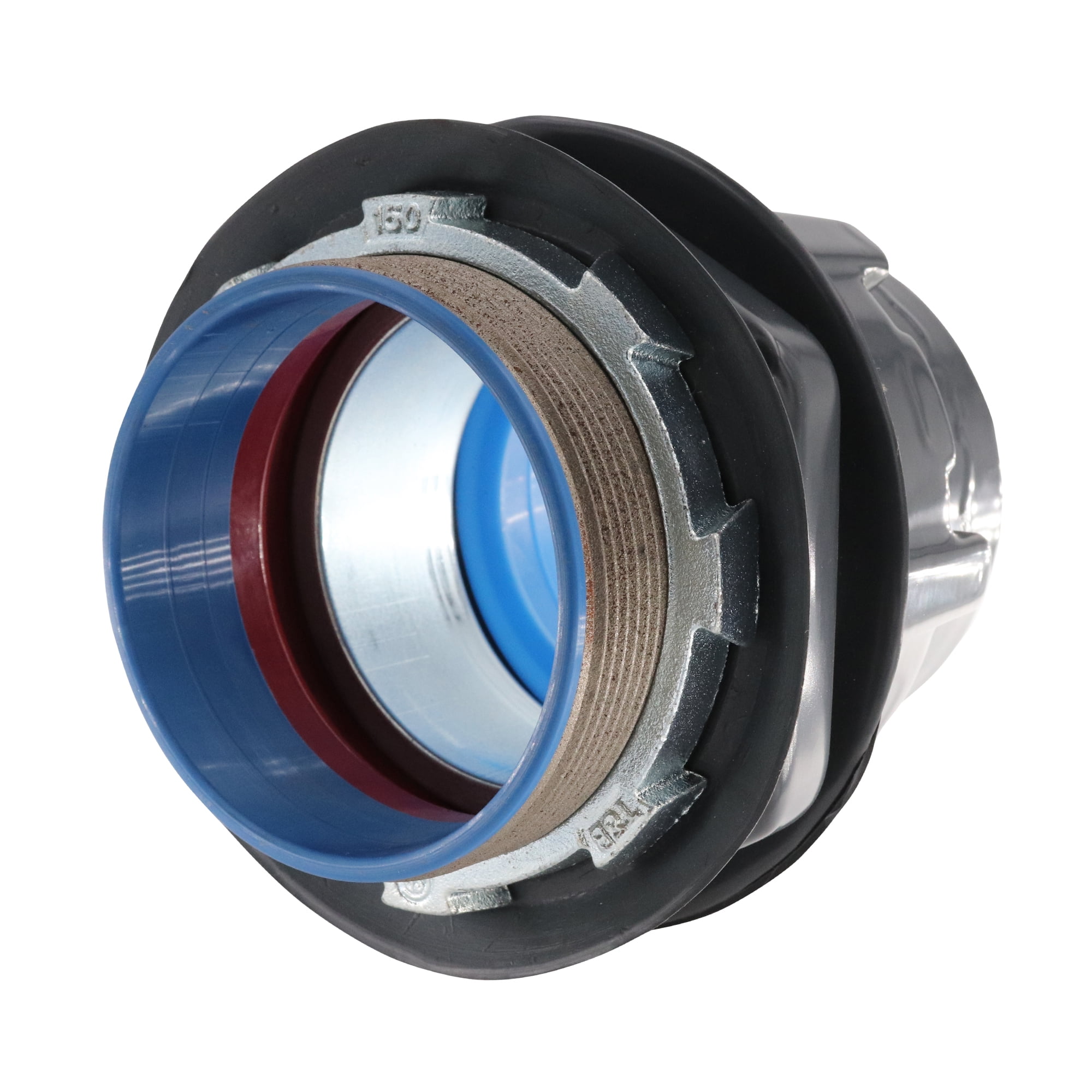 Robroy PR5340 Plasti-Bond Straight PVC Coated LiquidTight Connector, 4 ...