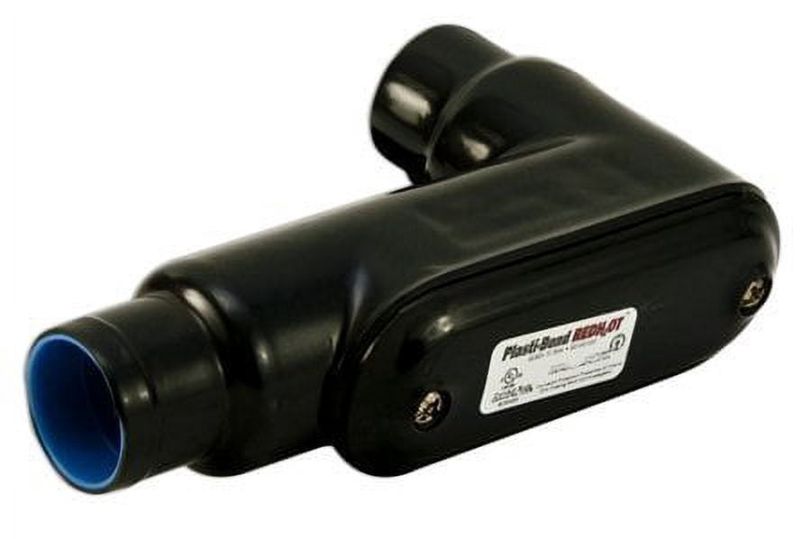 Robroy PRLB27 Plasti-Bond PVC-Coated Conduit Body, Type LB, Form-7, 3/4 ...