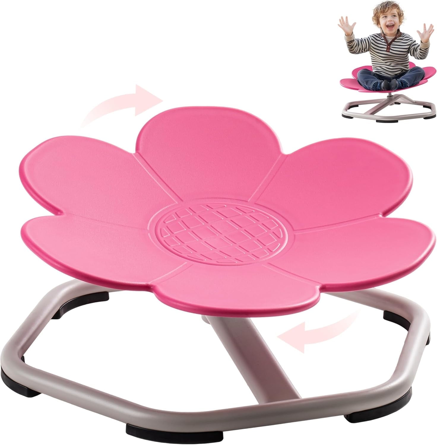 Robud Kids Sensory Swivel Chair, Autism Kids Swivel Chair with Non-Slip ...