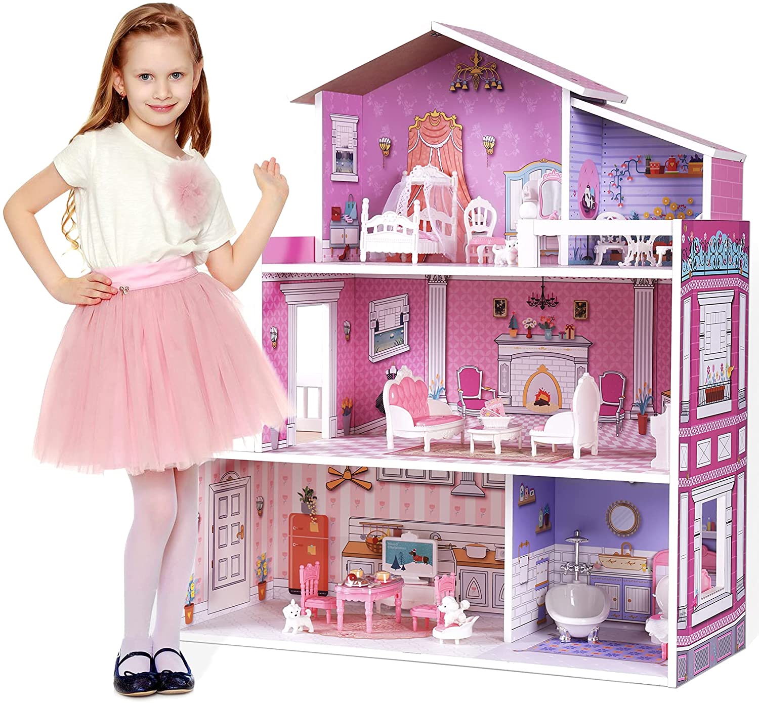 Gabby’s Dollhouse, Gabby Cat Friend Ship Cruise Ship Toy Vehicle ...