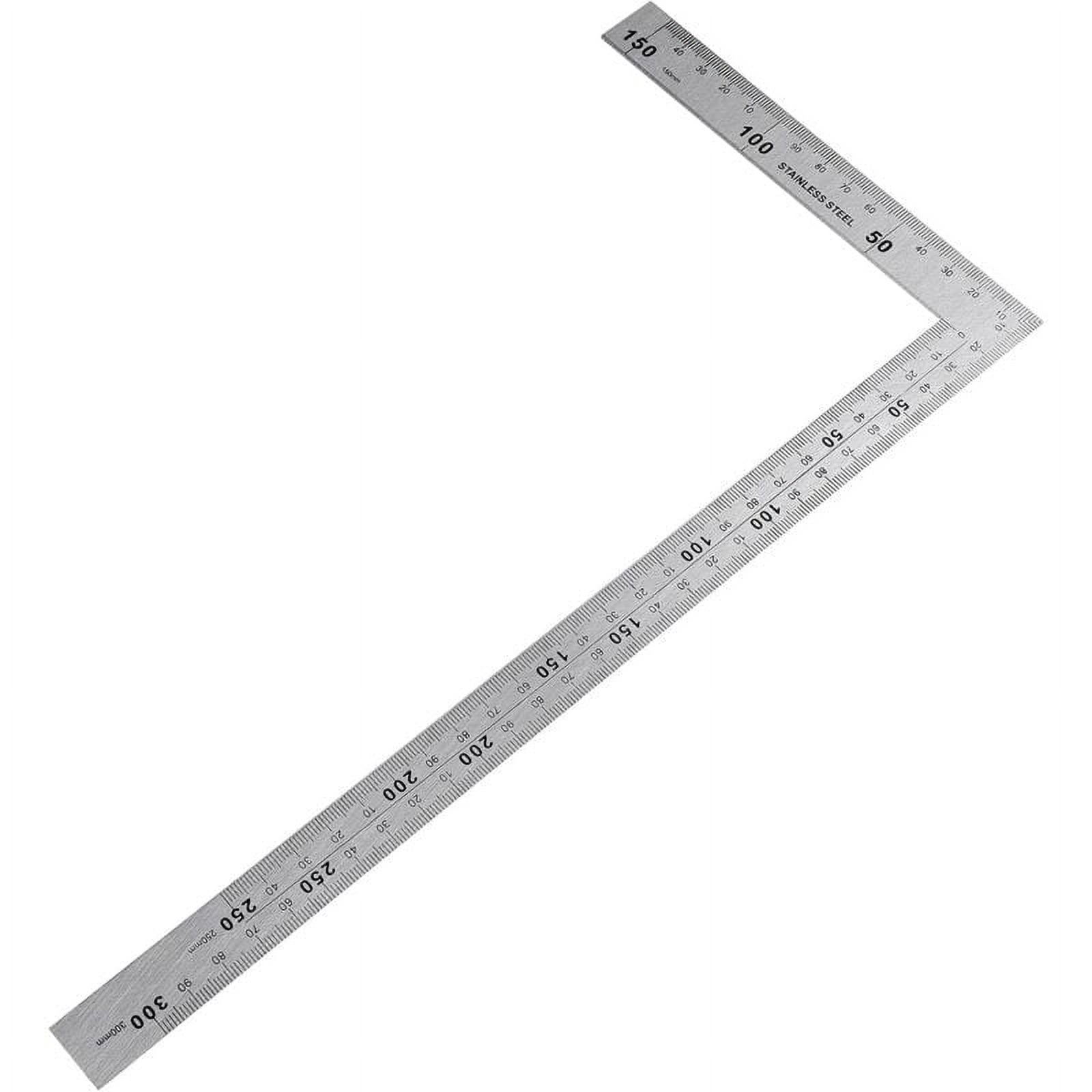 Robust Construction, Right Angle Ruler Stainless Steel L Shape Ruler ...