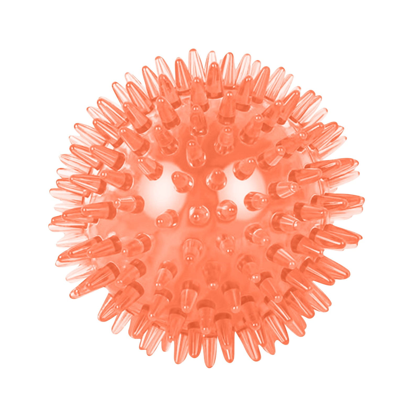 Robust High-Resilience Spiked Interaction Ball, High-Saturation Orange ...