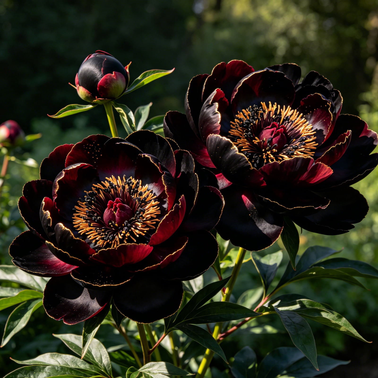 Robust Peony For Growing Enhance Scenery Exquisite Variegated Blossoms ...