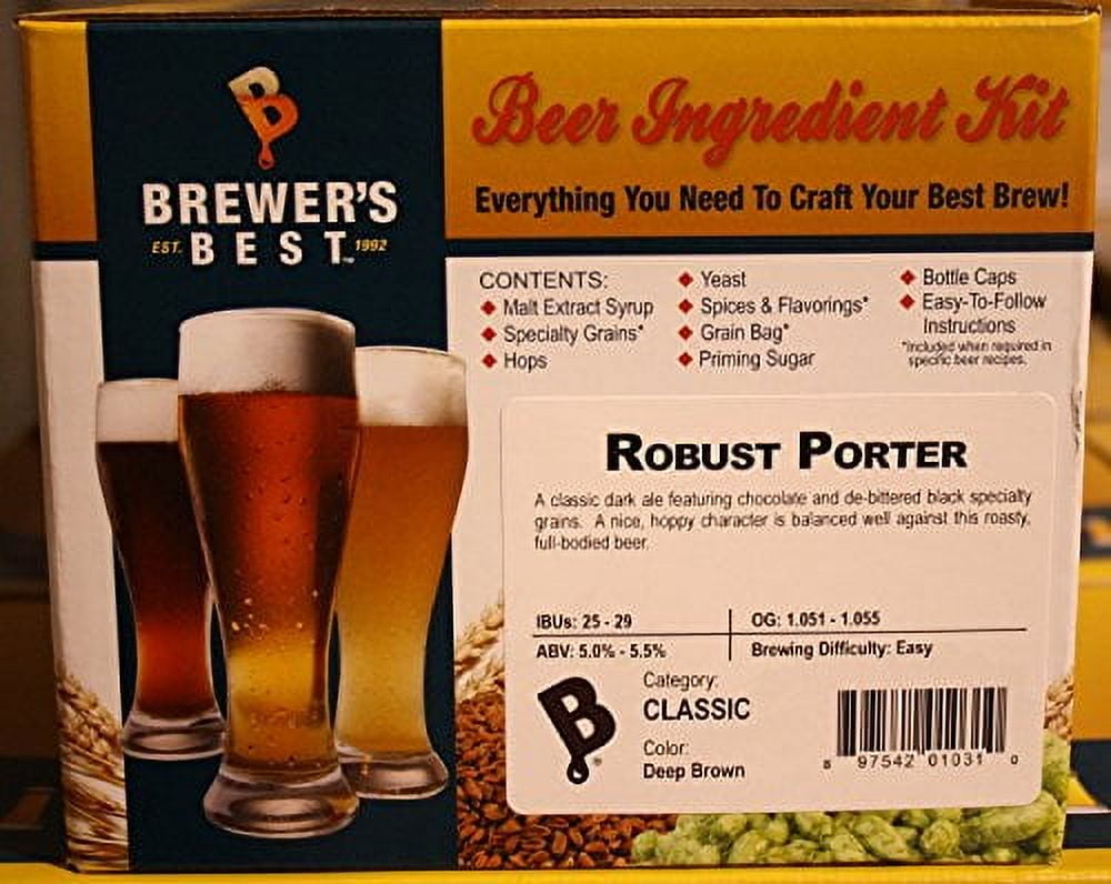 Robust Porter Homebrew Beer Ingredient Kit - Walmart.com